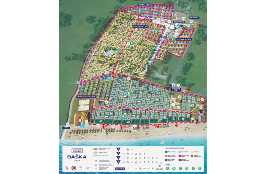 Valamar Camping Baška auf Krk, Kroatien | Easyatent