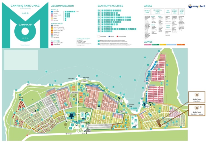 Camping Park Umag Lageplan
